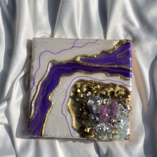 Jual resin geode wall art lukisan dinding epoxy | Shopee Indonesia