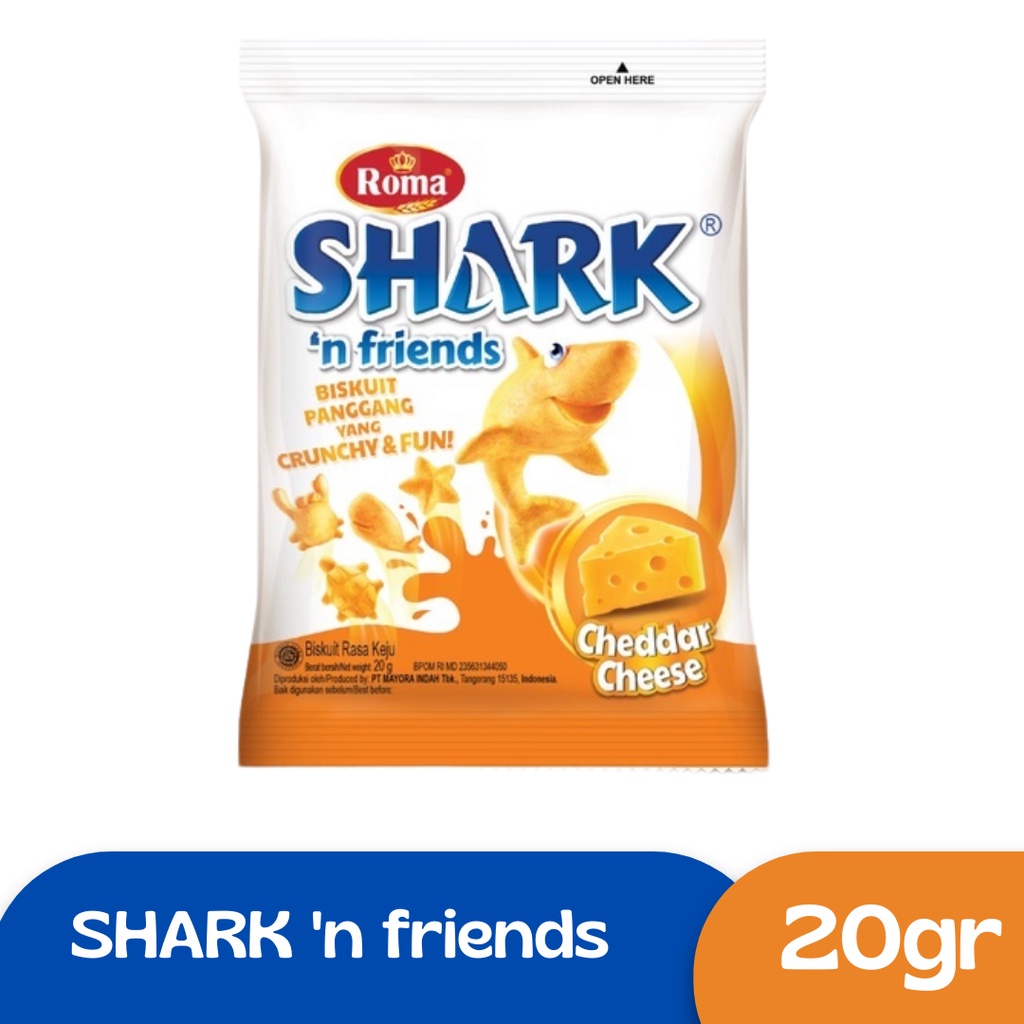 Jual Roma SHARK n friends Cheddar Cheese 20gr | Shopee Indonesia