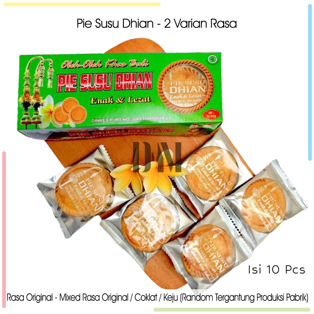 Jual Pie Pai Pay Susu Dhian Dian Premium Coklat Keju Isi 10 25 50 ...