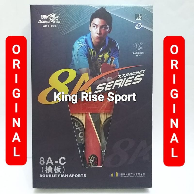 Jual Bet Tenis Meja / Pingpong DOUBLE FISH 8A-C - ORI | Shopee Indonesia