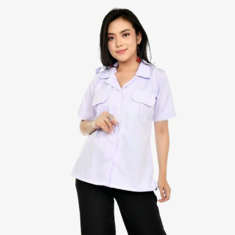 Jual kemeja pns wanita,kemeja pdh wanita,seragam pemda,atasan pdh ...