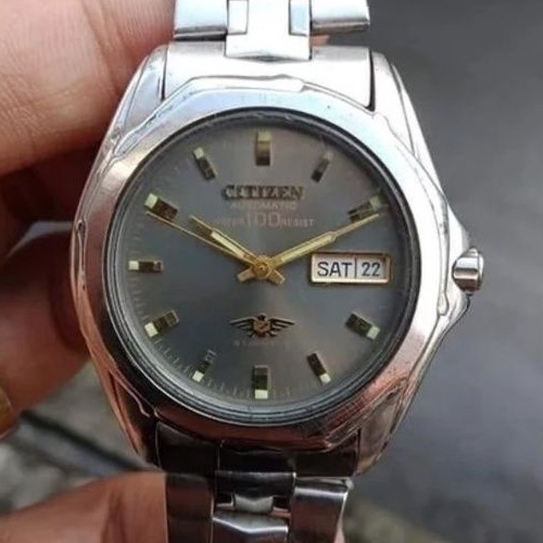 Jual Citizen Automatic silver dial | Shopee Indonesia