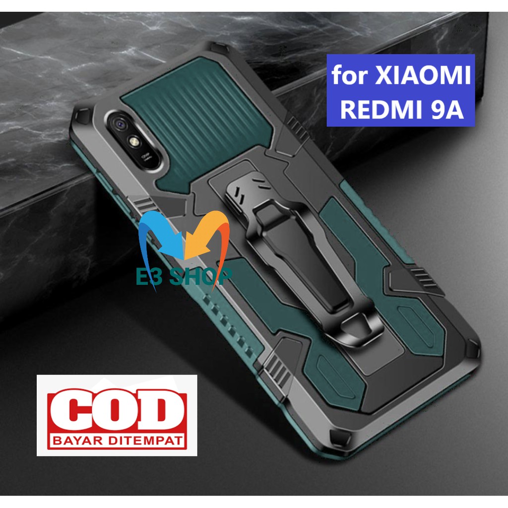 Jual XIAOMI REDMI 9A CASE HP CASING STANDING BACK KLIP HARD NEW COVER ...