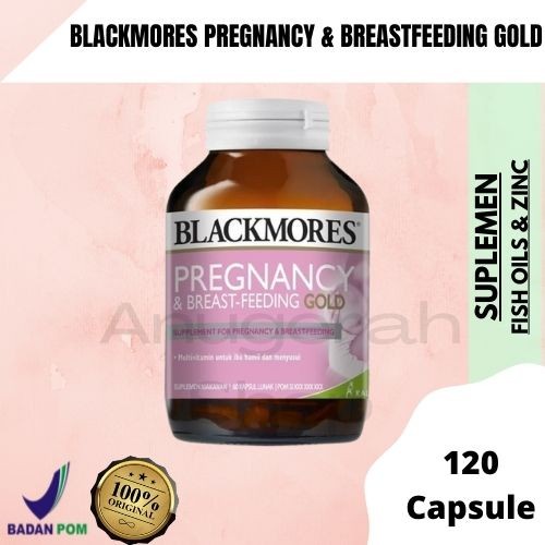 Jual Blackmores Pregnancy & Breast Feeding Gold - 120 Kapsul Suplemen ...