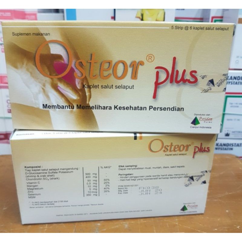 Jual OSTEOR PLUS (GLUCOSAMIN CHONDROITIN) | Shopee Indonesia
