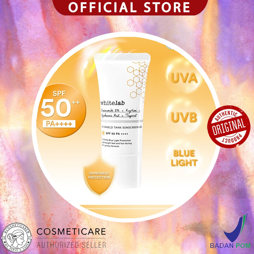 Jual Whitelab Sunscreen SPF 50++ Gel UV Shield Tank PA++++ | Shopee ...