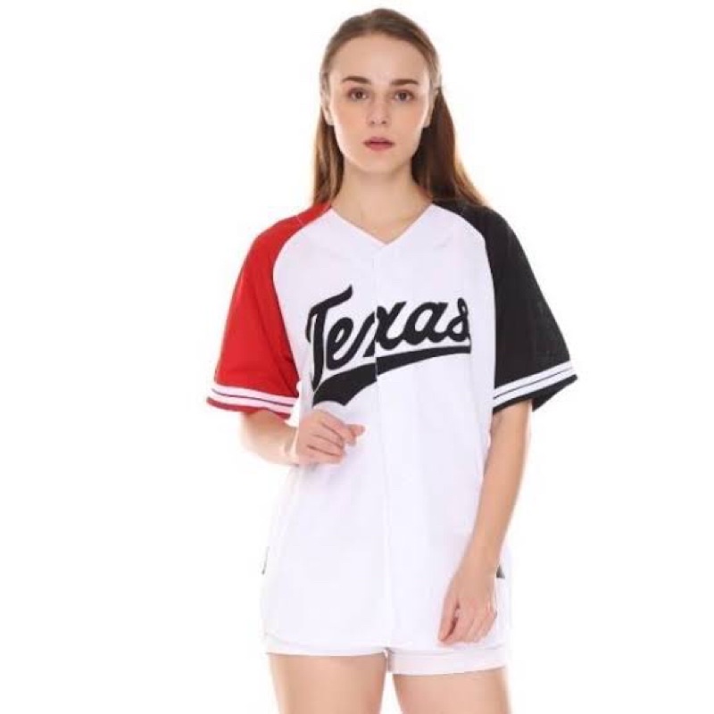Jual Baseball Jersey ( Texas ) | Shopee Indonesia