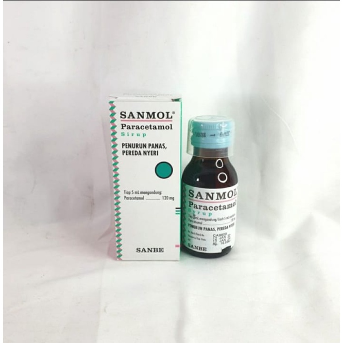 Jual Sanmol Syrup 60 ml Paracetamol Analgesic | Shopee Indonesia