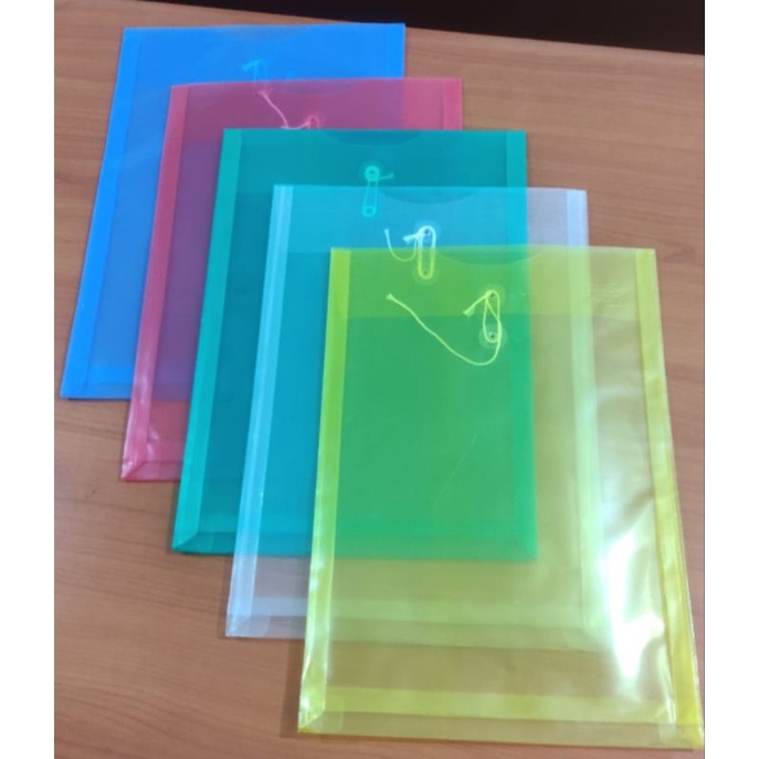 Jual 1lsn(12pcs) map plastik tali map plastik ukuran folio F4 | Shopee Indonesia