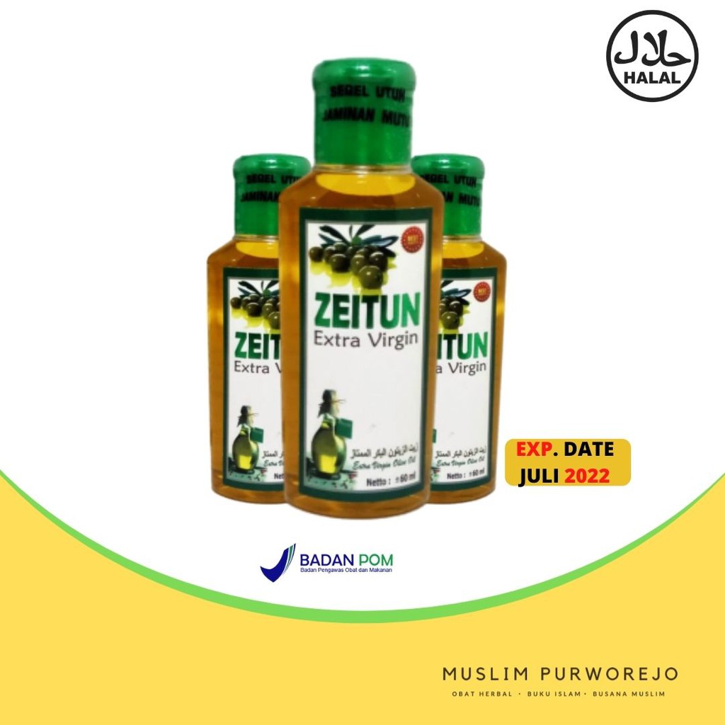 Jual Minyak Zeitun Zaitun Extra Virgin 60- Murni Misr herba 60ml Olive ...