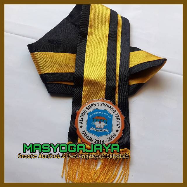 Jual Samir dan Pin Gordon Stainless Model Peniti / Kalung Medali Wisuda ...