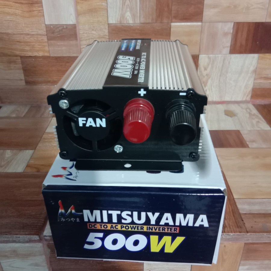 Jual COD POWER INVERTER 500 WATT MITSUYAMA INV MS-500 DC TO AC MS INV ...