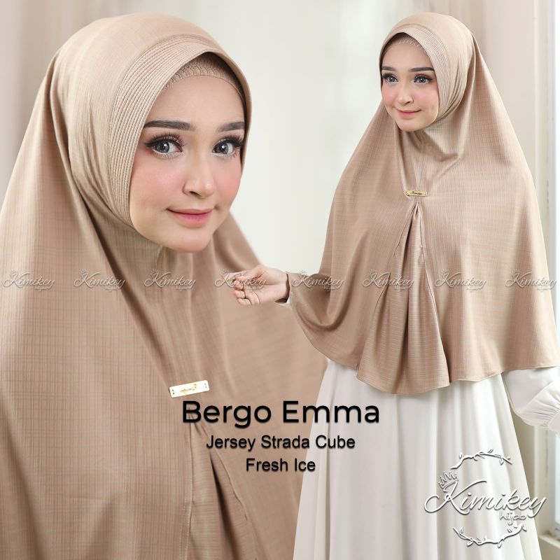 Jual Kimikey Hijab Instan Emma Jumbo Bahan Strada fresh ice, jilbab ...