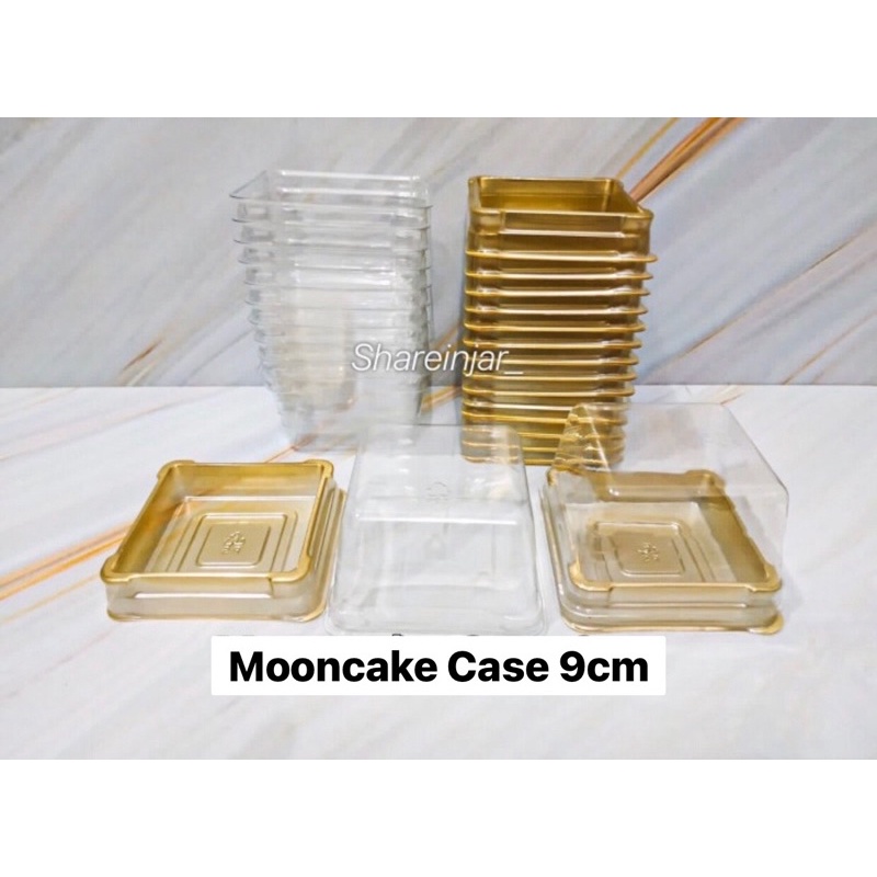 Jual Mooncake Case Mika Tray Persegi + Tutup 9cm / Kemasan Kue Bulan ...
