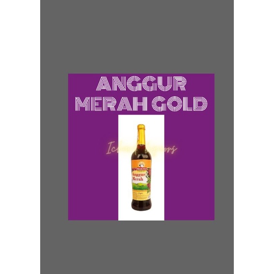Jual anggur merah gold 620ml | Shopee Indonesia