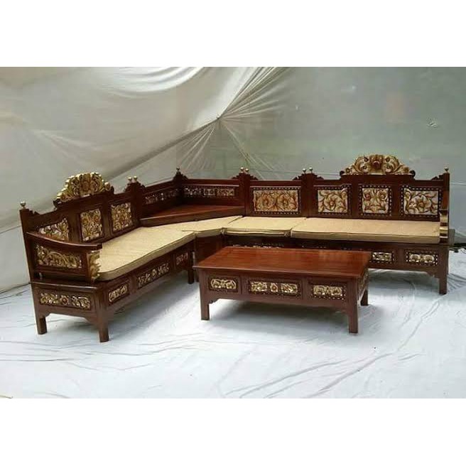 Jual Kursi Tamu Pojok/Kursi Ruang Tamu/Kursi tamu minimalis ( Cat kuas ...