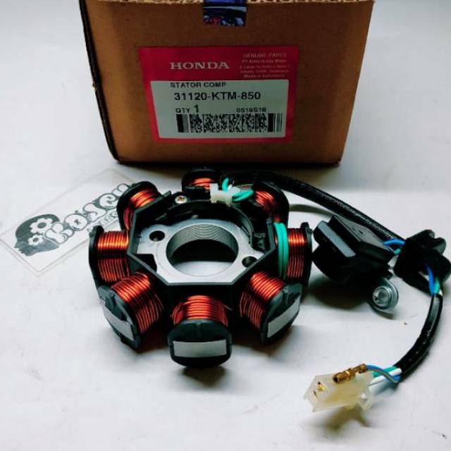 Jual Spul spull pulser supra x 125 original asli ori honda 31120-KTM-850 | Shopee Indonesia