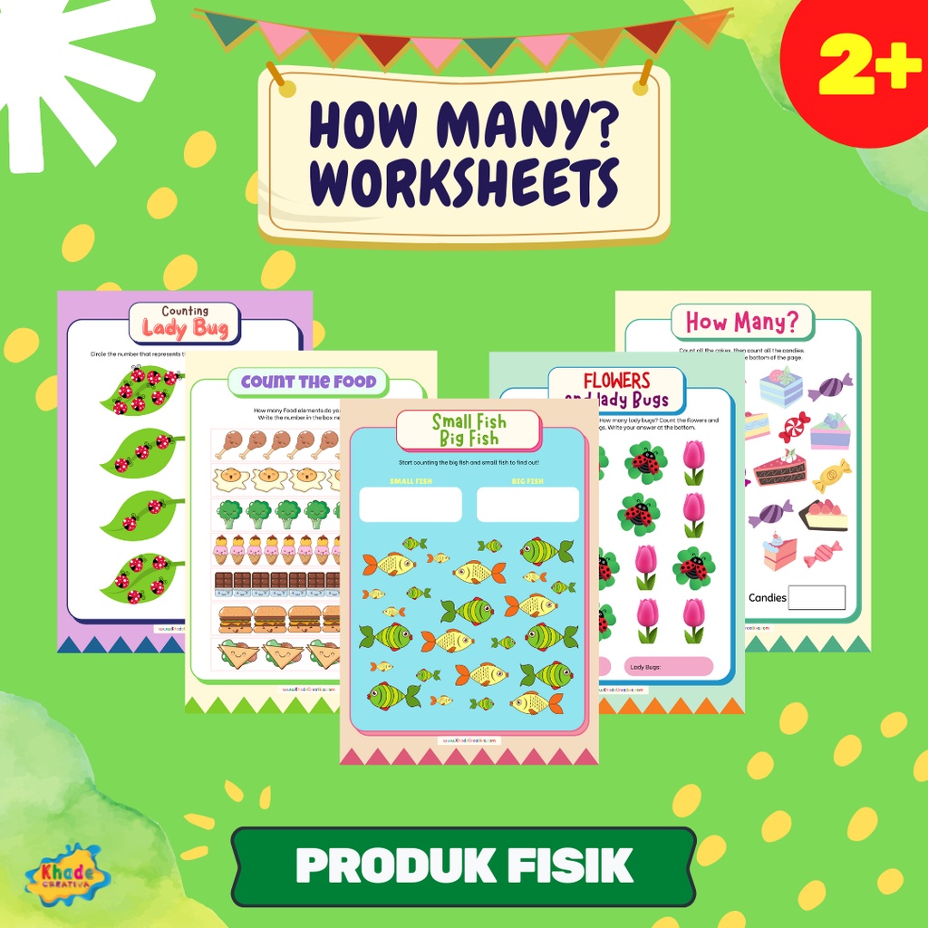Jual Worksheet Belajar Menulis Huruf dan Angka PAUD | Worksheet ...