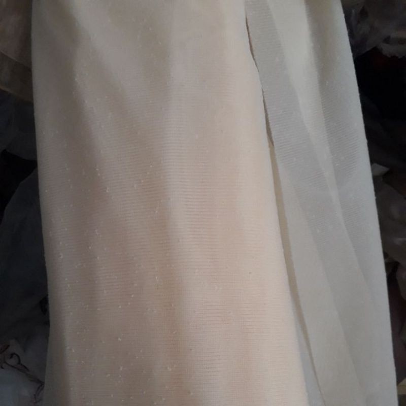 Jual vitrase polos puring kain gordeng siang Tinggi/lebar 300cm ...