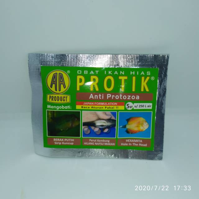Jual Obat Ikan Hias PROTIK Anti Protozoa | Shopee Indonesia