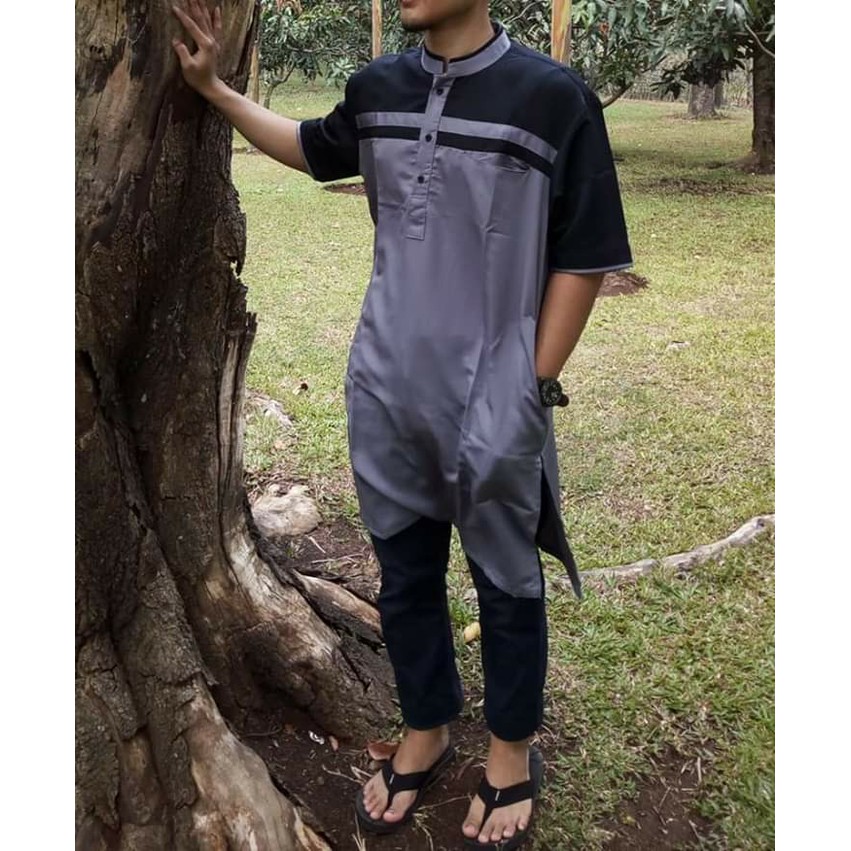 Jual muslim Baju Koko gamis yaman | Shopee Indonesia