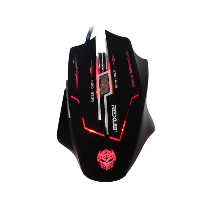 Jual Produk Rexus Xierra Gaming Mouse X3 - 7D Multi Led Colour ...