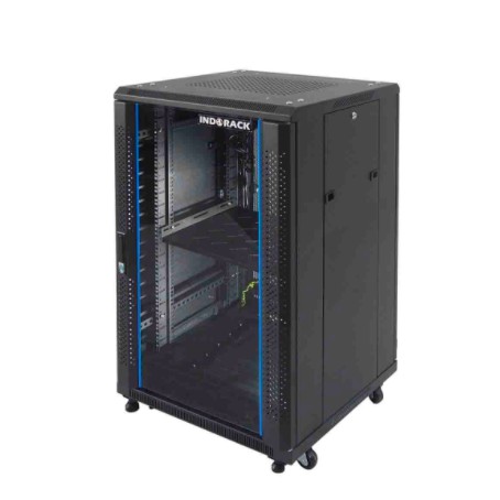 Jual Rack Server 27U 600MM Indorack Standing Close Rack 19'' IR6027G ...