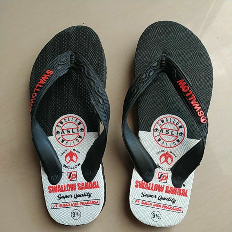 Jual Sandal jepit swallow retro, retro male,sandal jepit swallow cowok ...