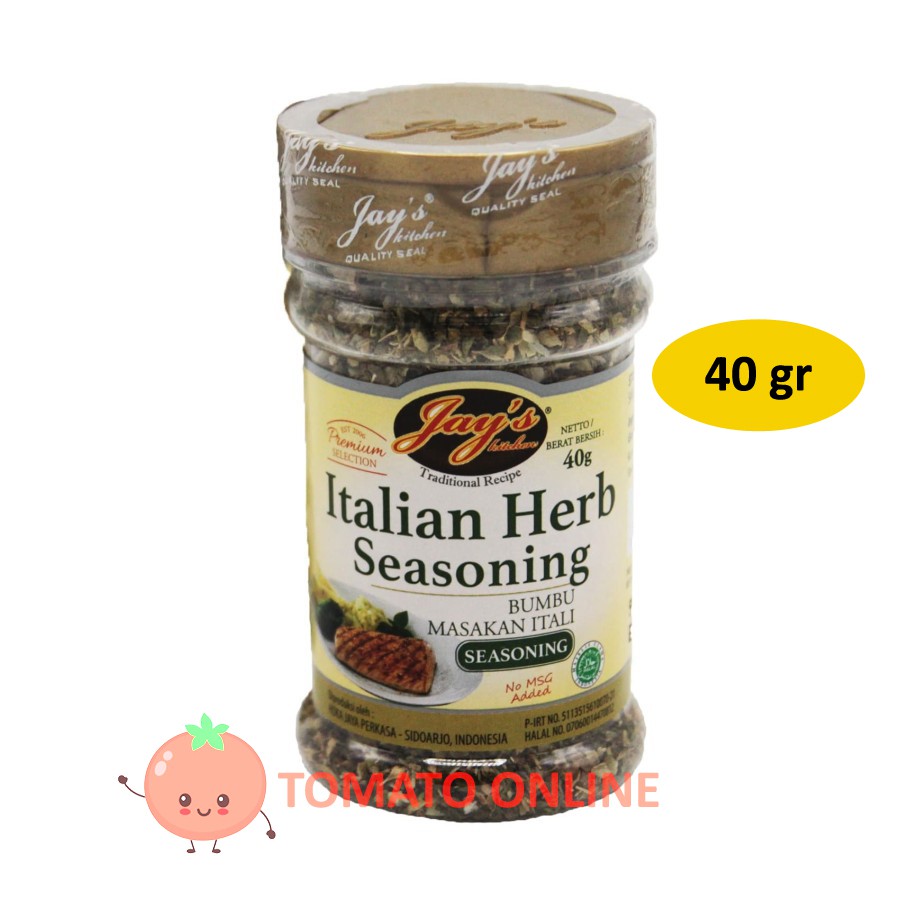 Jual Jay's Jays Italian Herb Seasoning Bumbu Masakan Itali 40 gr / 40gr | Shopee Indonesia