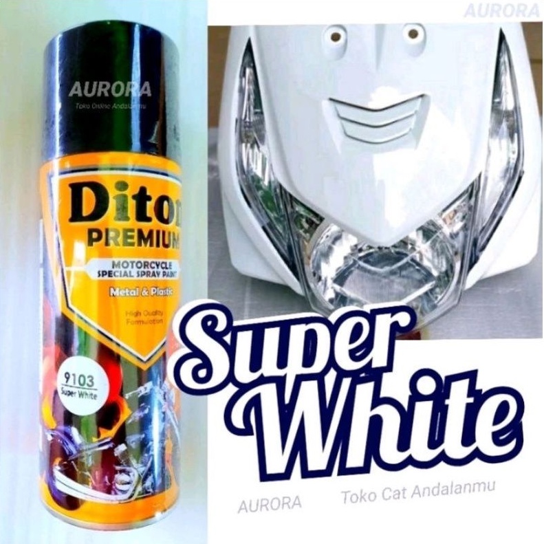 Jual Cat Pilok Pylox Diton Premium 9103 Super White 400ml Putih Bersih ...