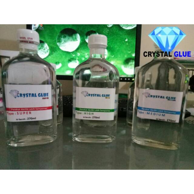 Jual Lem akrilik high 270ml, crystal glue high 270ml | Shopee Indonesia