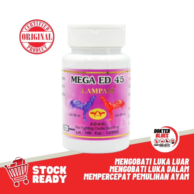 Jual Obat Ayam LAMPAM MEGA ED 45 Vitamin Jamu Suplemen Ayam Bangkok ...