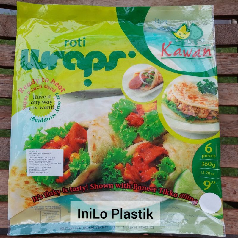Jual Kawan Food Roti Wraps / Salad Wrap Roti Wraps | Shopee Indonesia