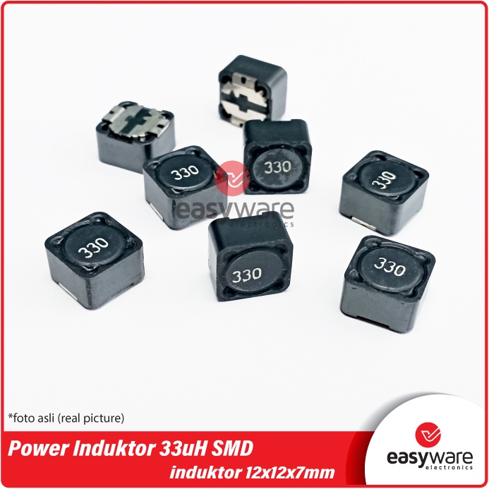 Jual Induktor 33uH 33 uH 330 SMD 12x12x7mm Power inductor | Shopee Indonesia