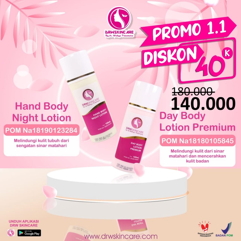 Jual WAJIB BACA PENGGUNAAN !! Hand Body Night Lotion / Lotion Malam ...
