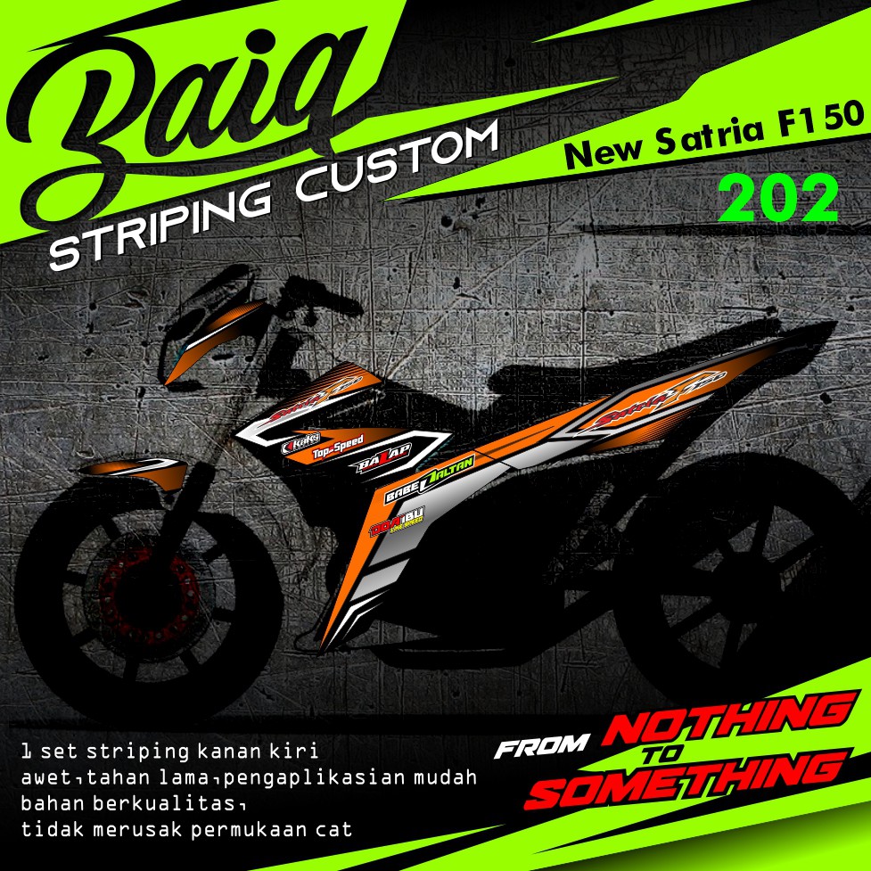 Jual Striping SATRIA F INJEKSI / Fi - Desain Racing 202 | Shopee Indonesia