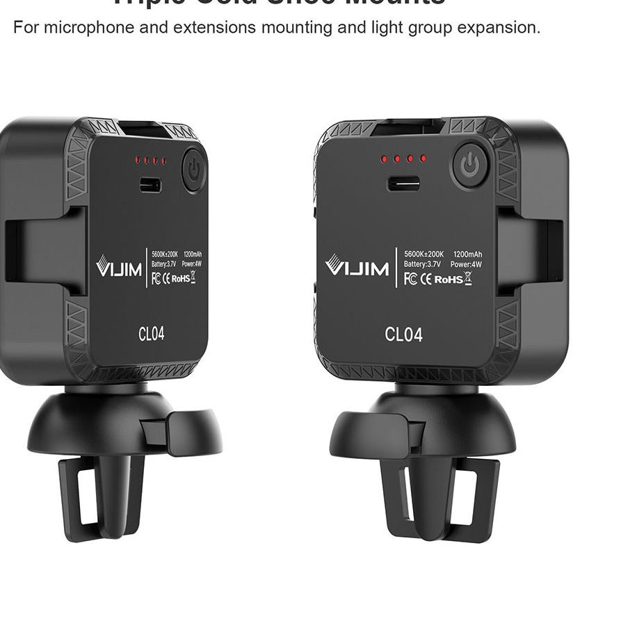 Jual CODE2t7Sh--ULANZI VIJIM CL04 Clip Portable LED 6500K Lampu for ...