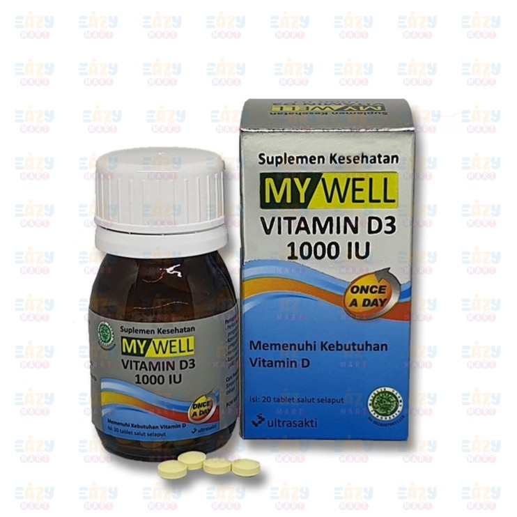 Jual My Well Vitamin D3 1000 IU - Vitamin D | Shopee Indonesia