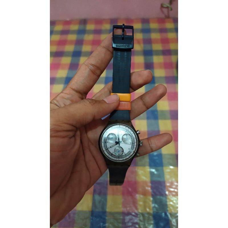 Jual Jam Swatch Crono | Shopee Indonesia