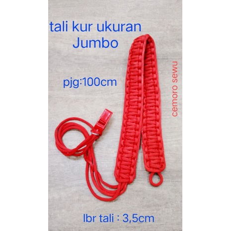 Jual tali kur jumbo tali peluit priwitan merah | Shopee Indonesia