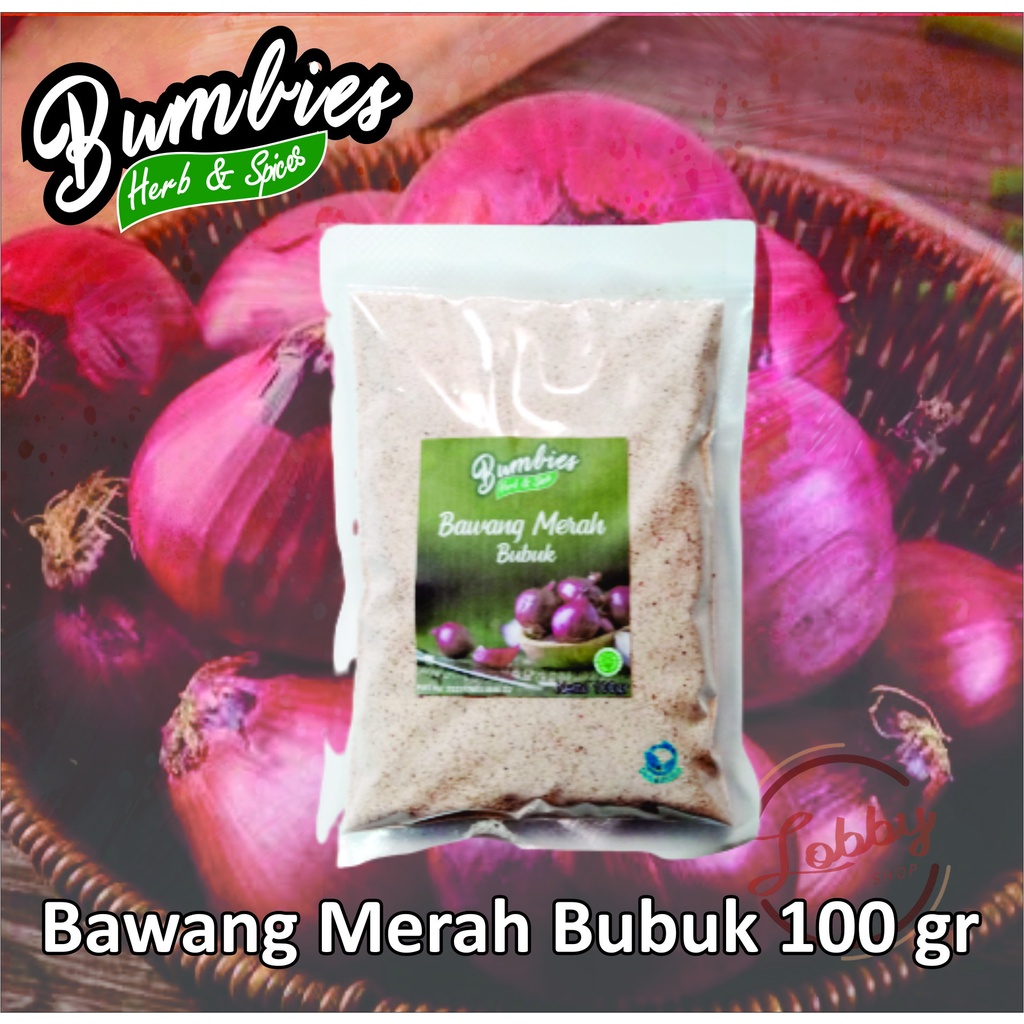 Jual Bawang Merah Bubuk 100gram Bumbies Product | red onion powder ...
