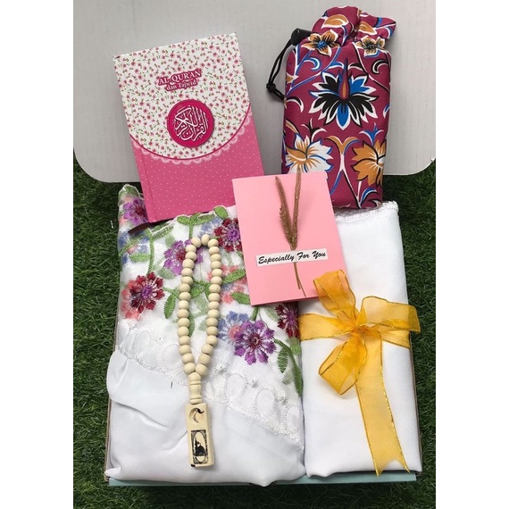Jual Paket Alat Sholat/Paket Alat sholat cewek/Hamper alat sholat/kado ...