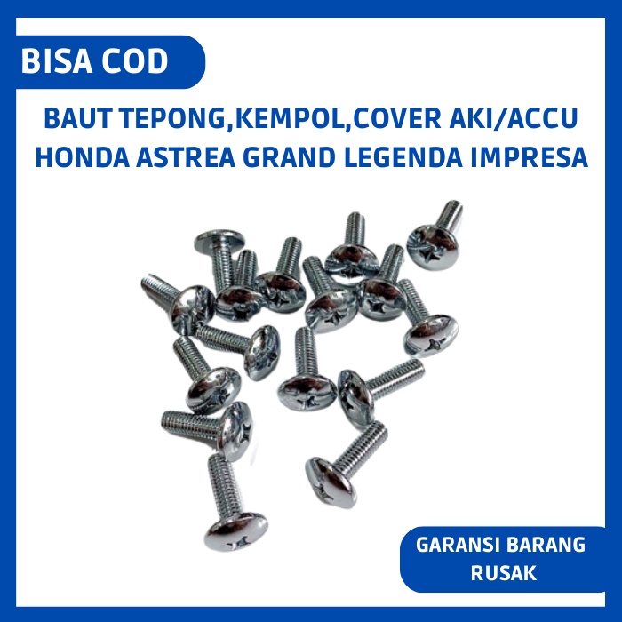 Jual BAUT COVER TEPONG KEMPOL BOX AKI ACCU HONDA ASTREA GRAND BULUS ...