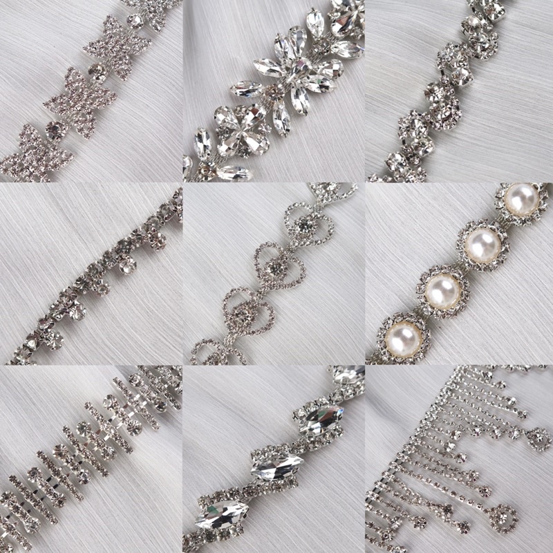 Jual Payet Rangkai Mewah Import | Payet Mutiara | Bridal Sash Belt ...