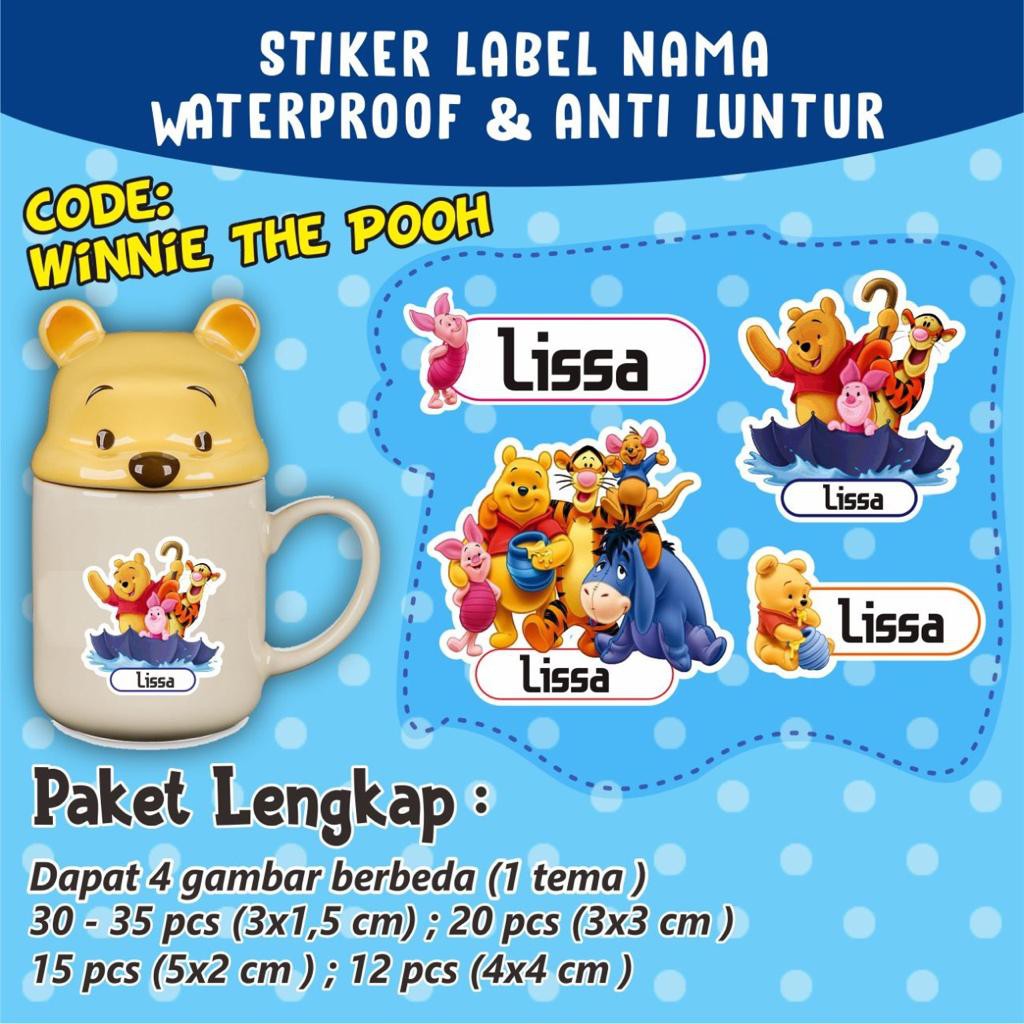 Jual Stiker Label Custom Nama Kekinian / Unicorn / Upin Ipin / Wings ...
