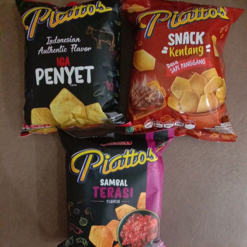 Jual Piattos 75g / Piattos sapi panggang 68g / Piattos Iga Penyet 68g ...