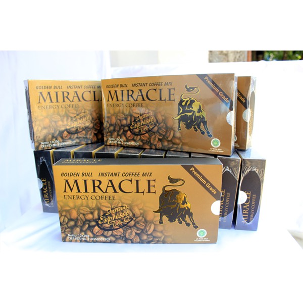 Jual Miracle Coffee isi 1 Box isi 12 Sachet | Shopee Indonesia