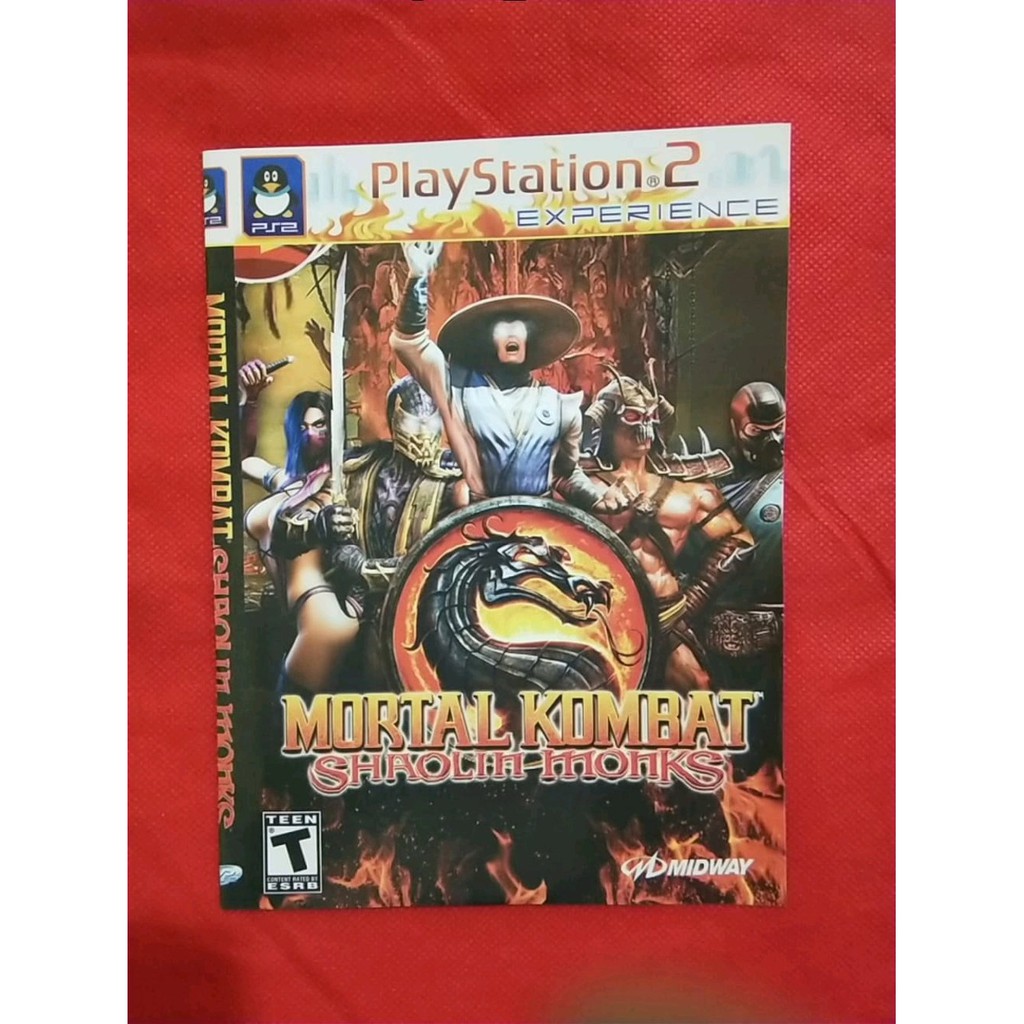 Jual kaset PS 2 Experience MORTAL KOMBAT SHAOLIN MONKS | Shopee Indonesia