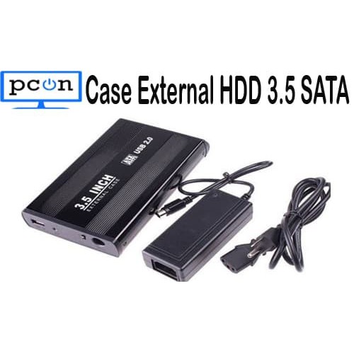 Jual Casing Hardisk PC eksternal Case External 3.5" SATA PC | Shopee ...