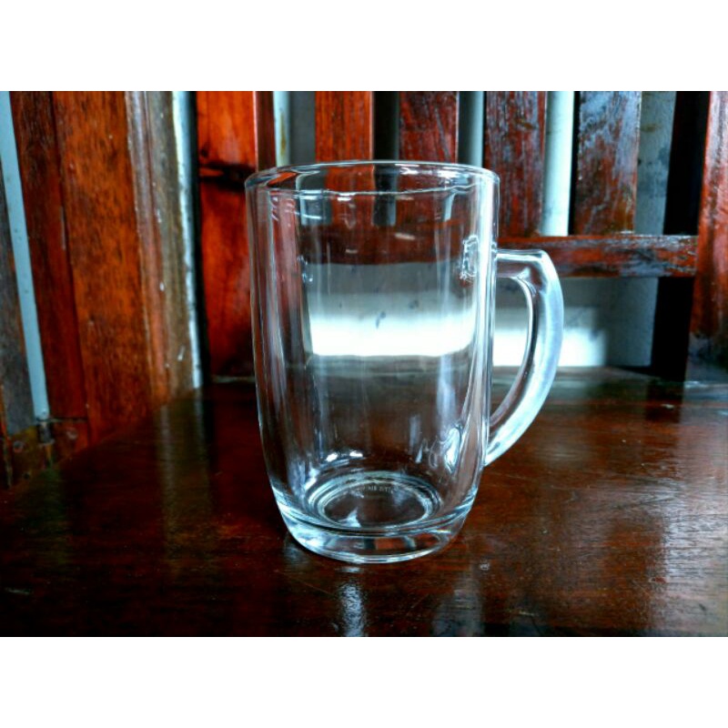 Jual Gelas Beer Besar/Gelas Kaca/Gelas Gagang/Gelas Minum | Shopee ...